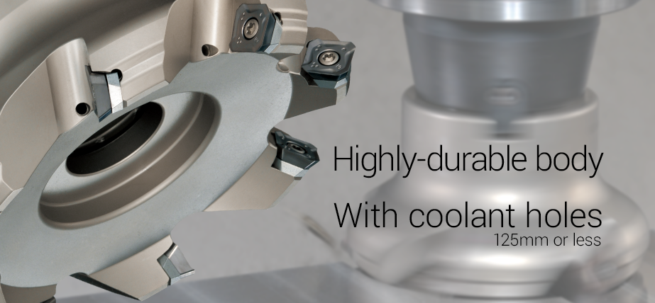 High-rake general purpose face milling cutters SEC-Wave Mill WGX series ...